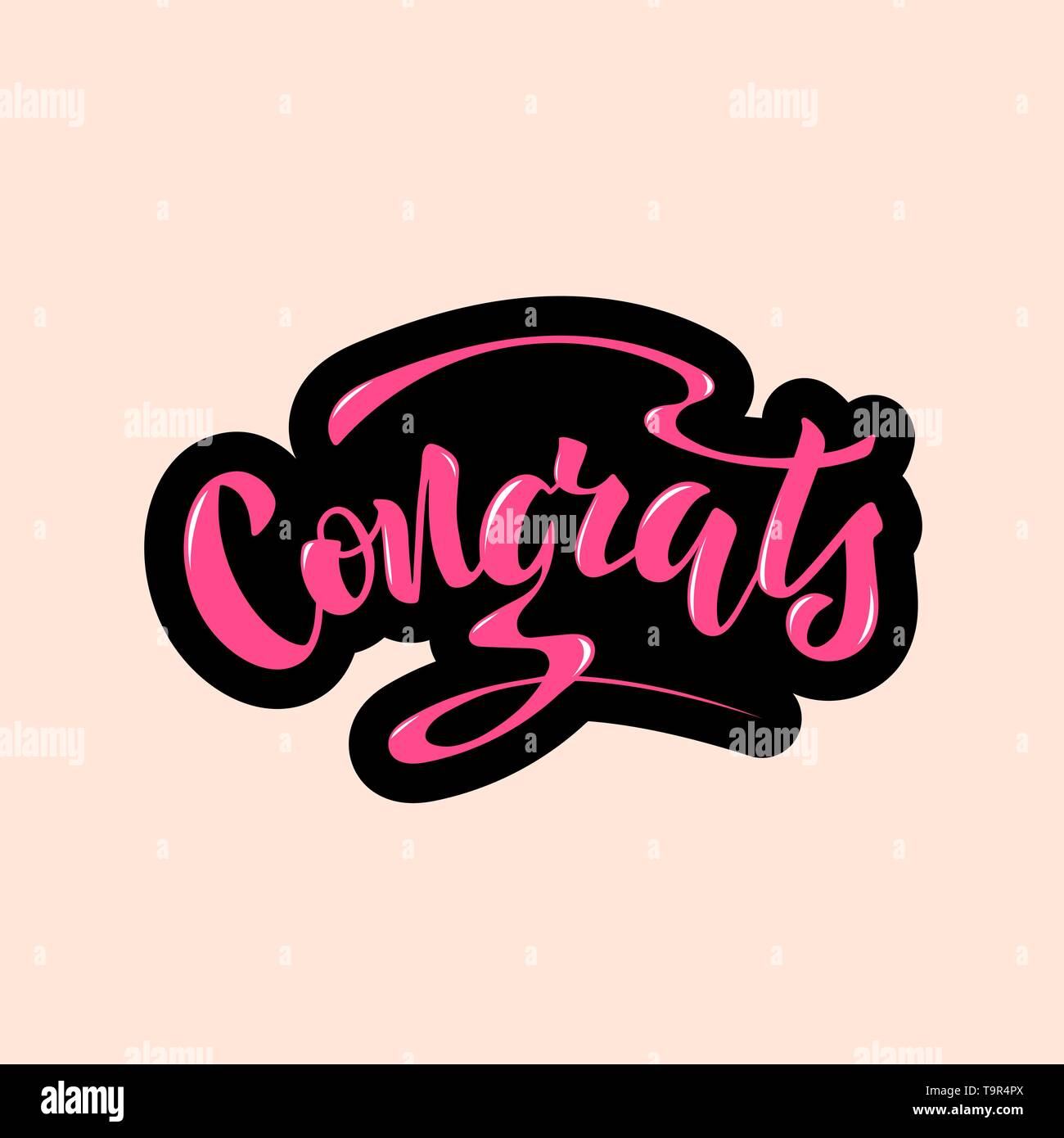 Holiday congrats Stock Vector Images - Alamy