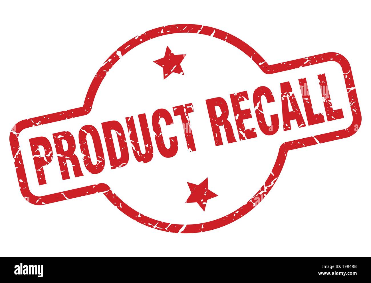 product recall stamp isolated on white Stock Vector Image & Art - Alamy