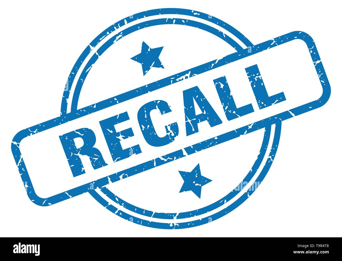 Recall rubber stamp Stock Vector Images - Alamy