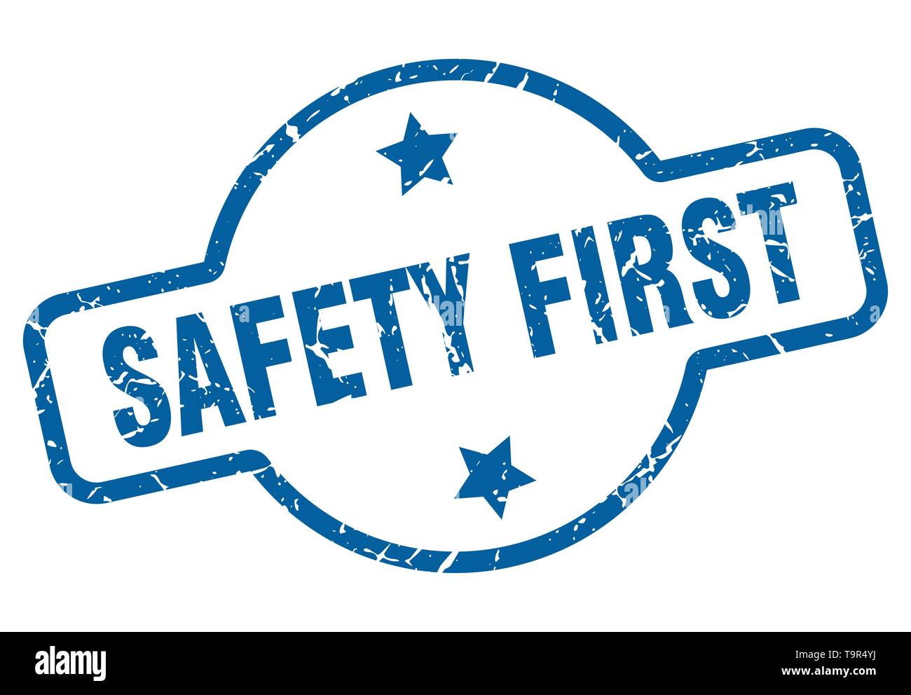 safety first vintage stamp. safety first sign Stock Vector Image & Art ...