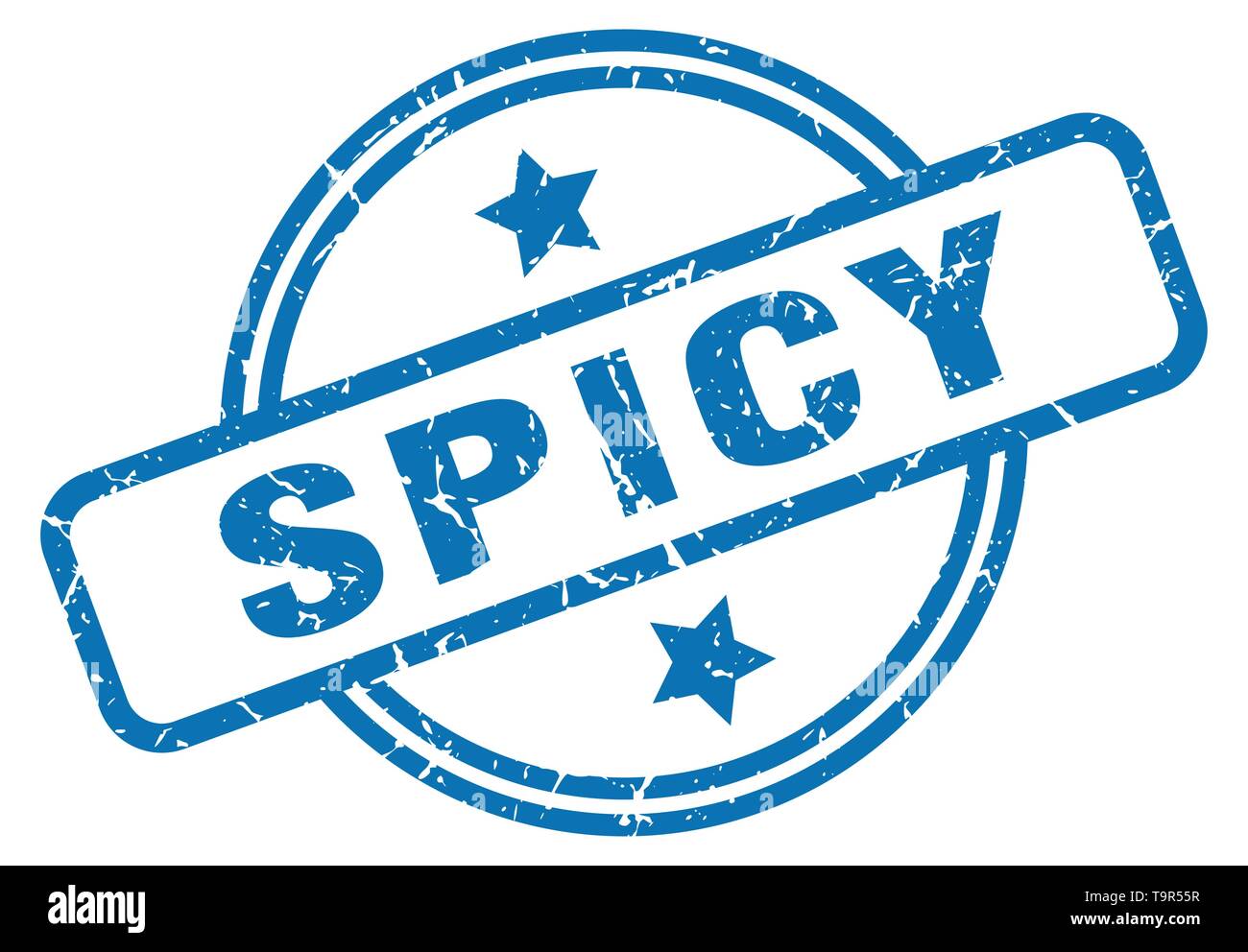 spicy round vintage grunge stamp Stock Vector Image & Art - Alamy