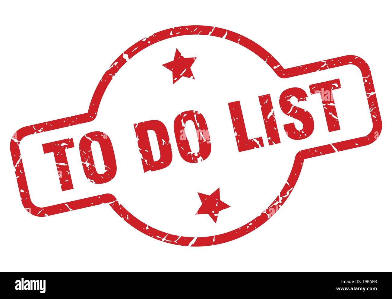 to do list stamp isolated on white Stock Vector Image & Art - Alamy