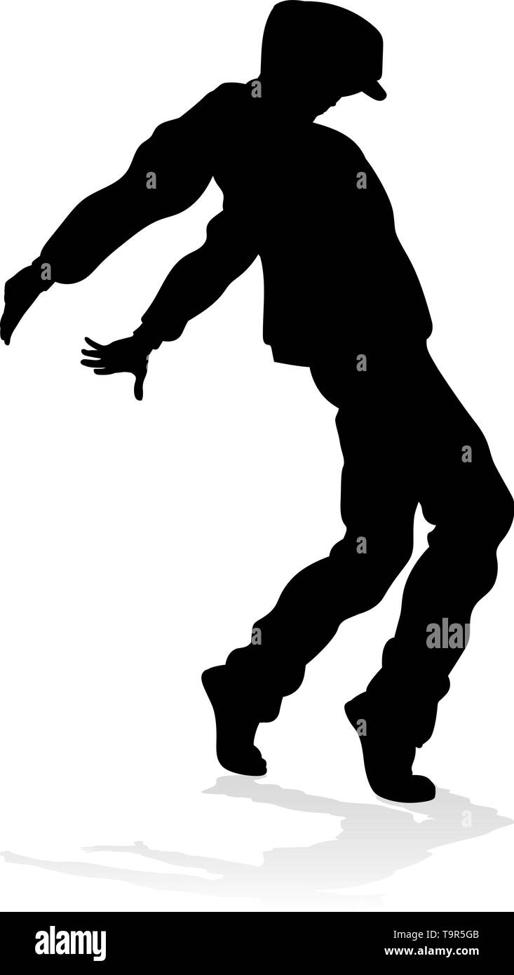 Street Dance Dancer Silhouette Stock Vector Image & Art - Alamy