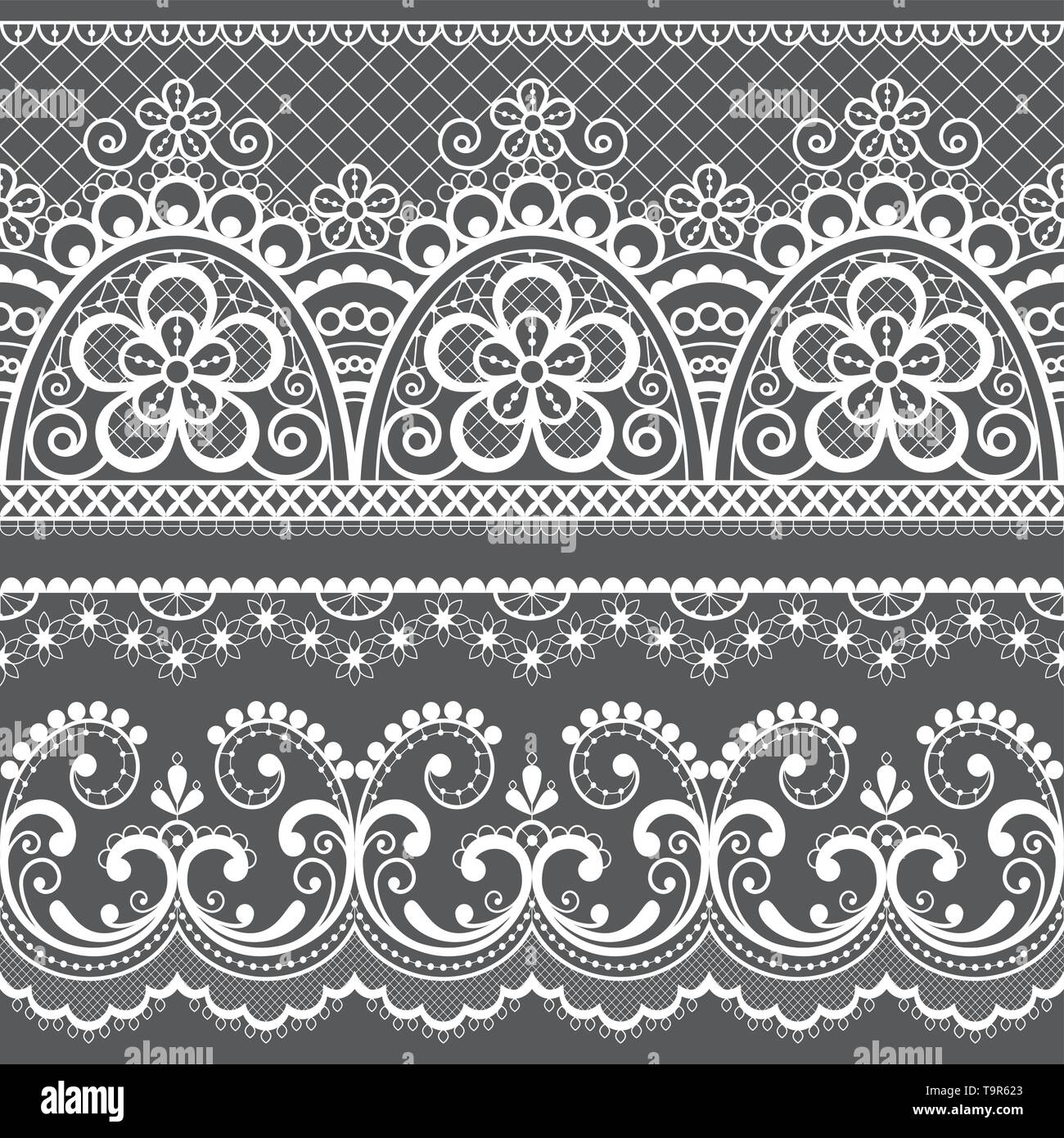 Vintage Lace Pattern Vector