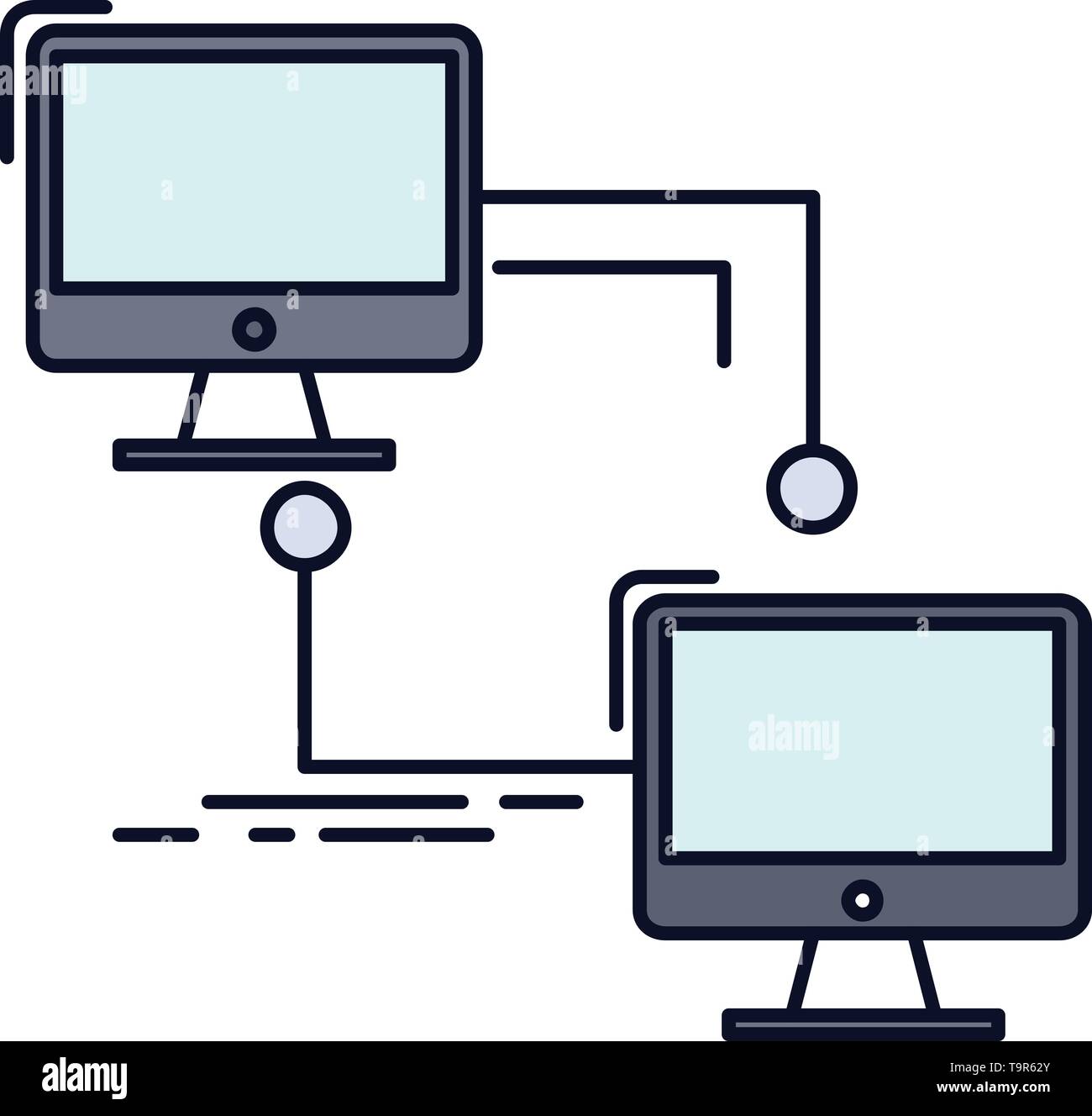 Lan vector vectors hi-res stock photography and images - Alamy
