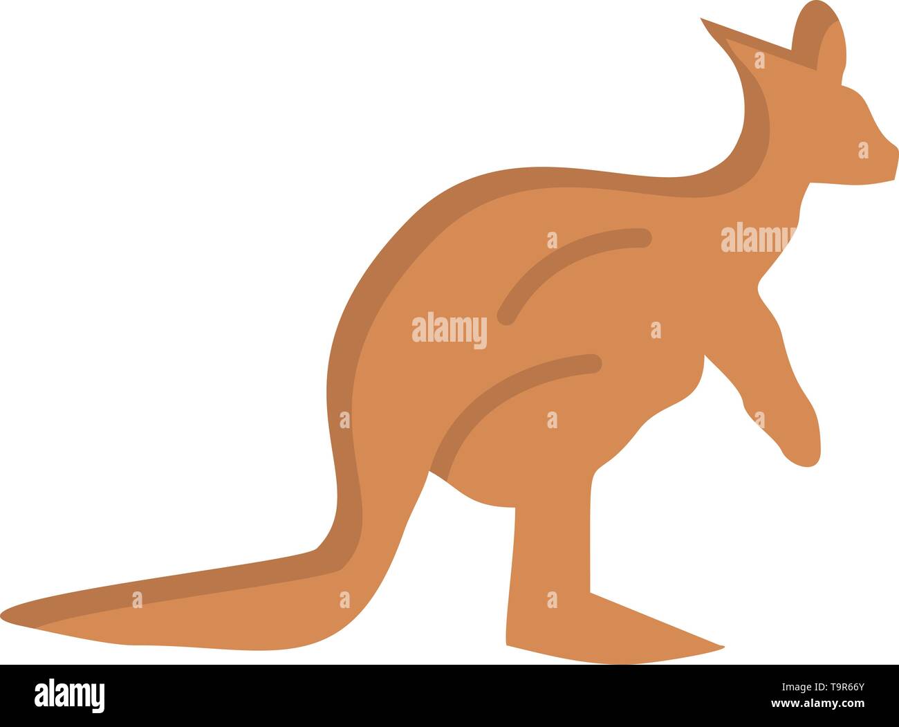 Aboriginal Art Kangaroo Template