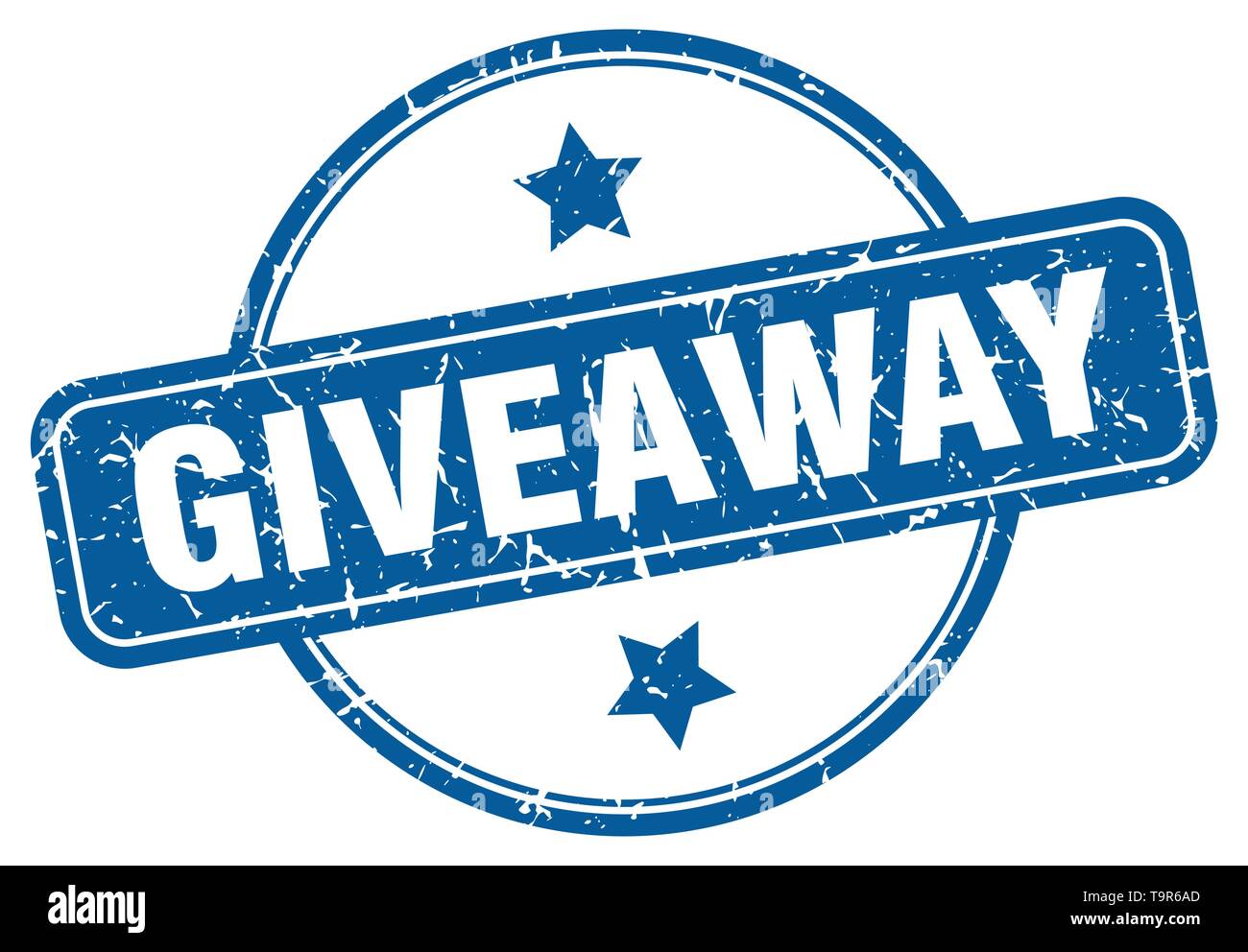 giveaway round grunge isolated stamp Stock Vector Image & Art - Alamy