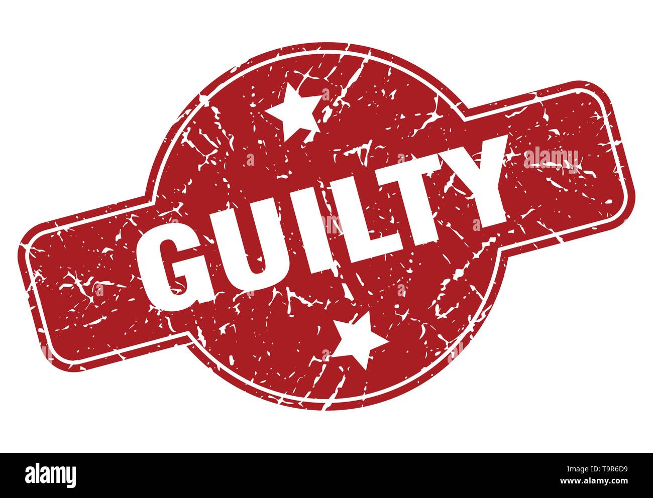 guilty vintage stamp. guilty sign Stock Vector Image & Art - Alamy