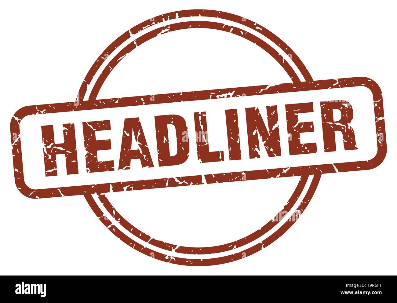 Headliner stamp Stock Vector Images - Alamy