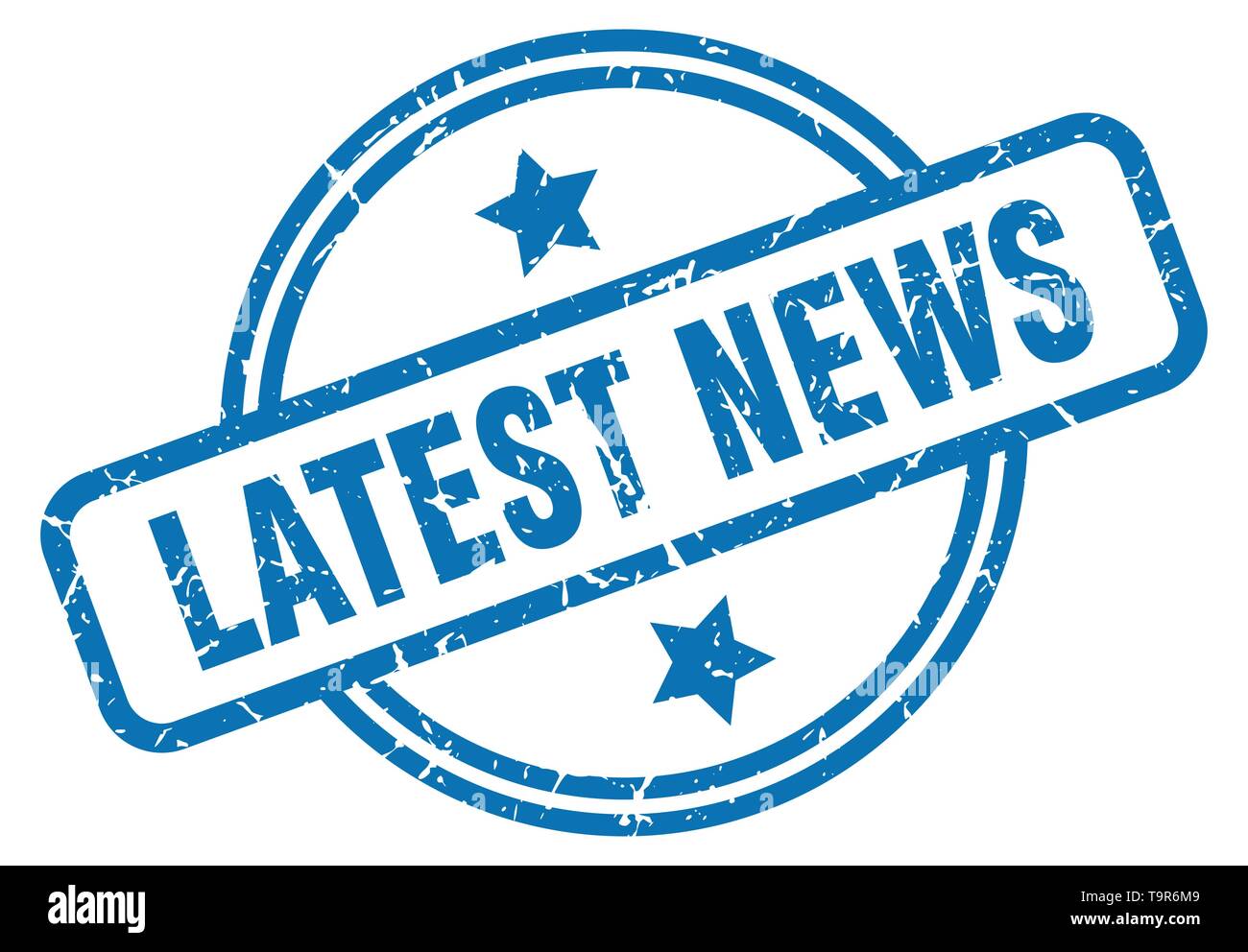 latest news round vintage grunge stamp Stock Vector Image & Art - Alamy