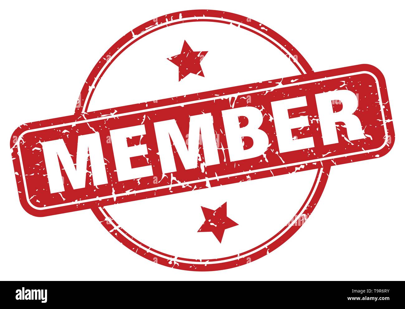 member vintage round isolated stamp Stock Vector Image & Art - Alamy