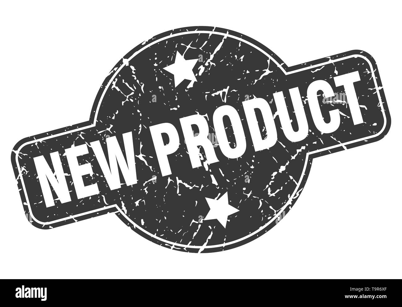 new product round grunge isolated stamp Stock Vector Image & Art - Alamy