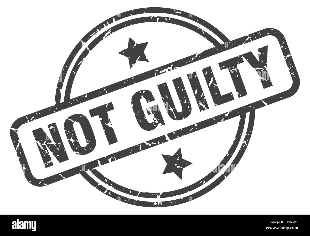 Not guilty stamp Stock Vector Images - Alamy