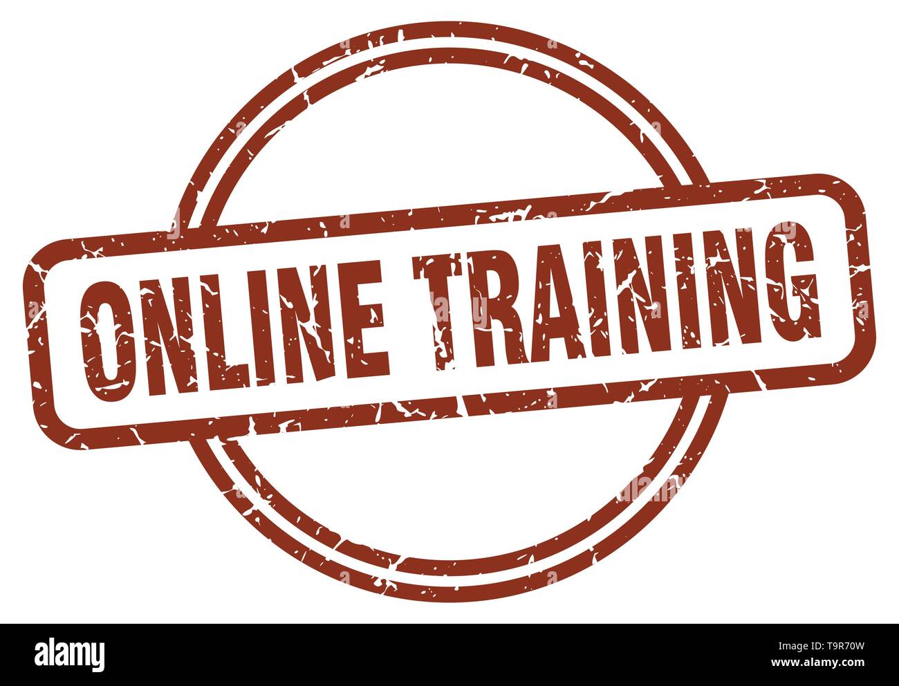 online training stamp isolated on white Stock Vector Image & Art - Alamy