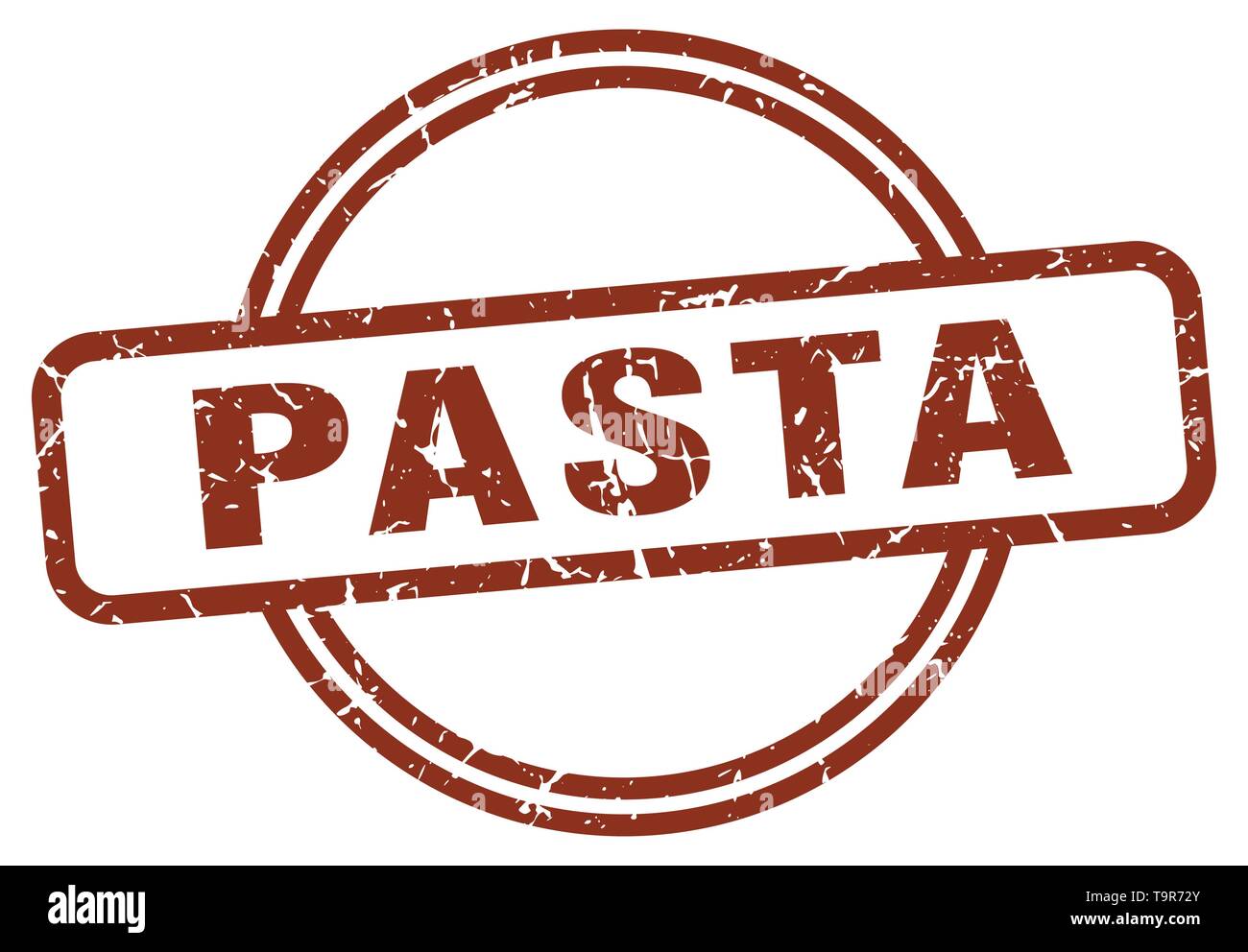 pasta stamp isolated on white Stock Vector Image & Art - Alamy