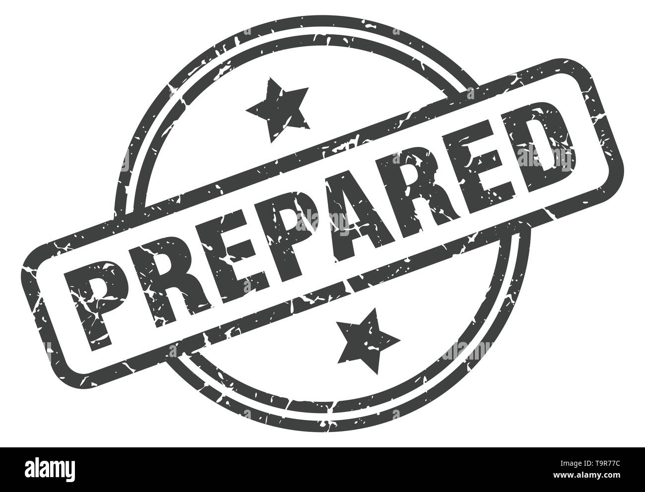 prepared stamp isolated on white Stock Vector Image & Art - Alamy