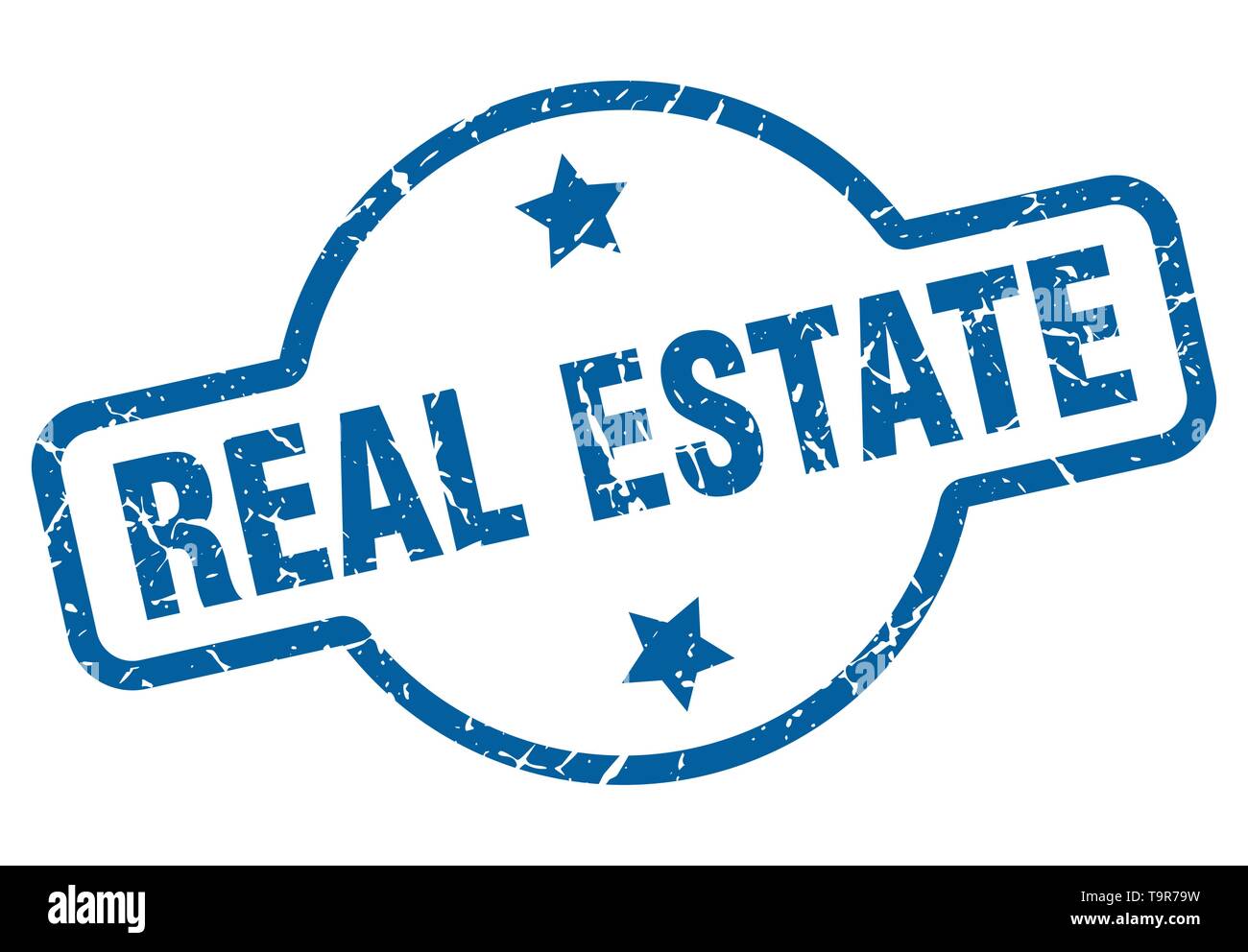 real estate vintage stamp. real estate sign Stock Vector Image & Art ...