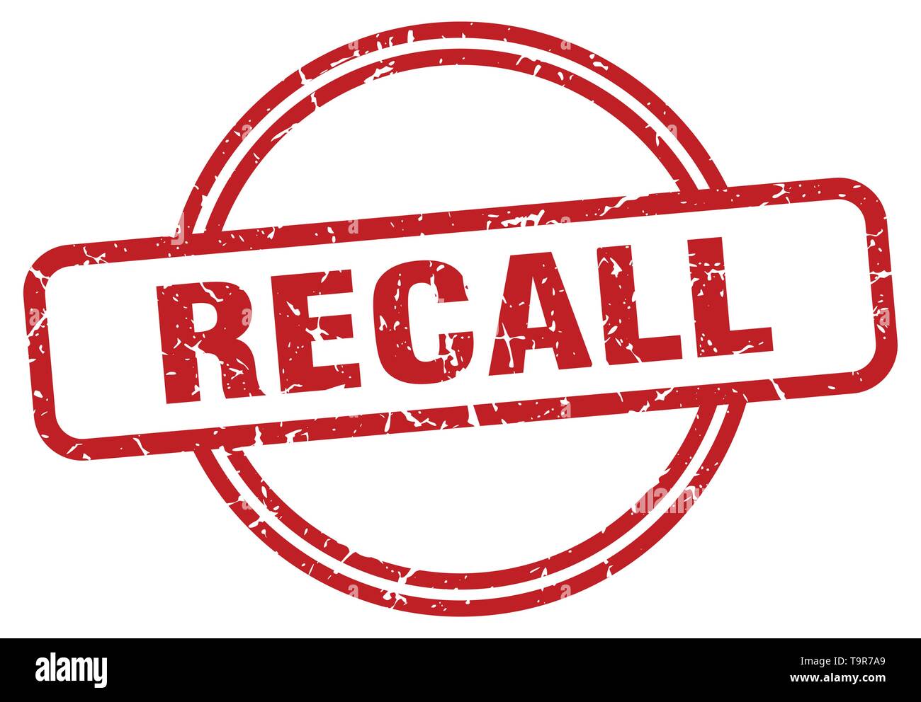 Recall rubber stamp Stock Vector Images - Alamy