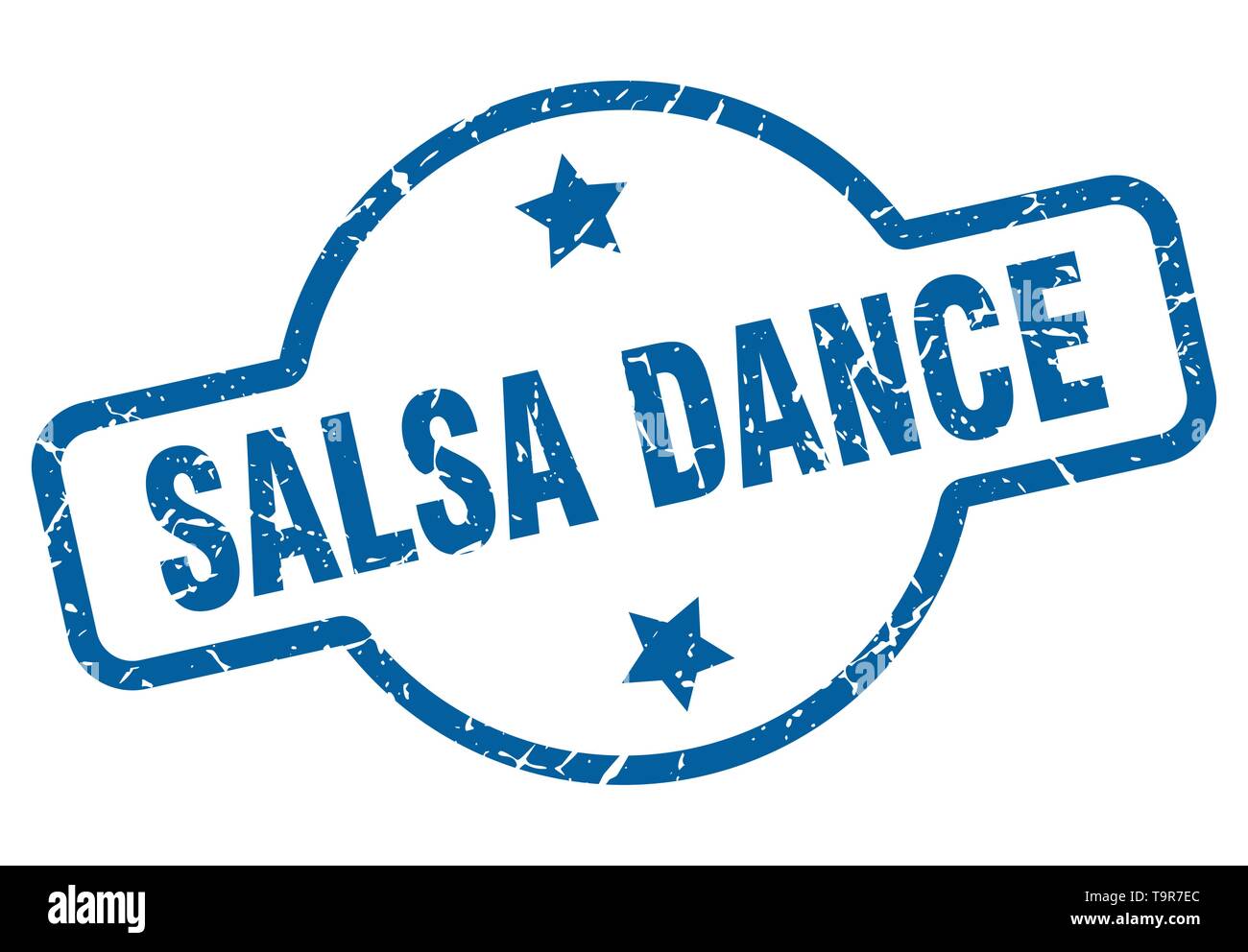 salsa dance vintage stamp. salsa dance sign Stock Vector Image & Art ...