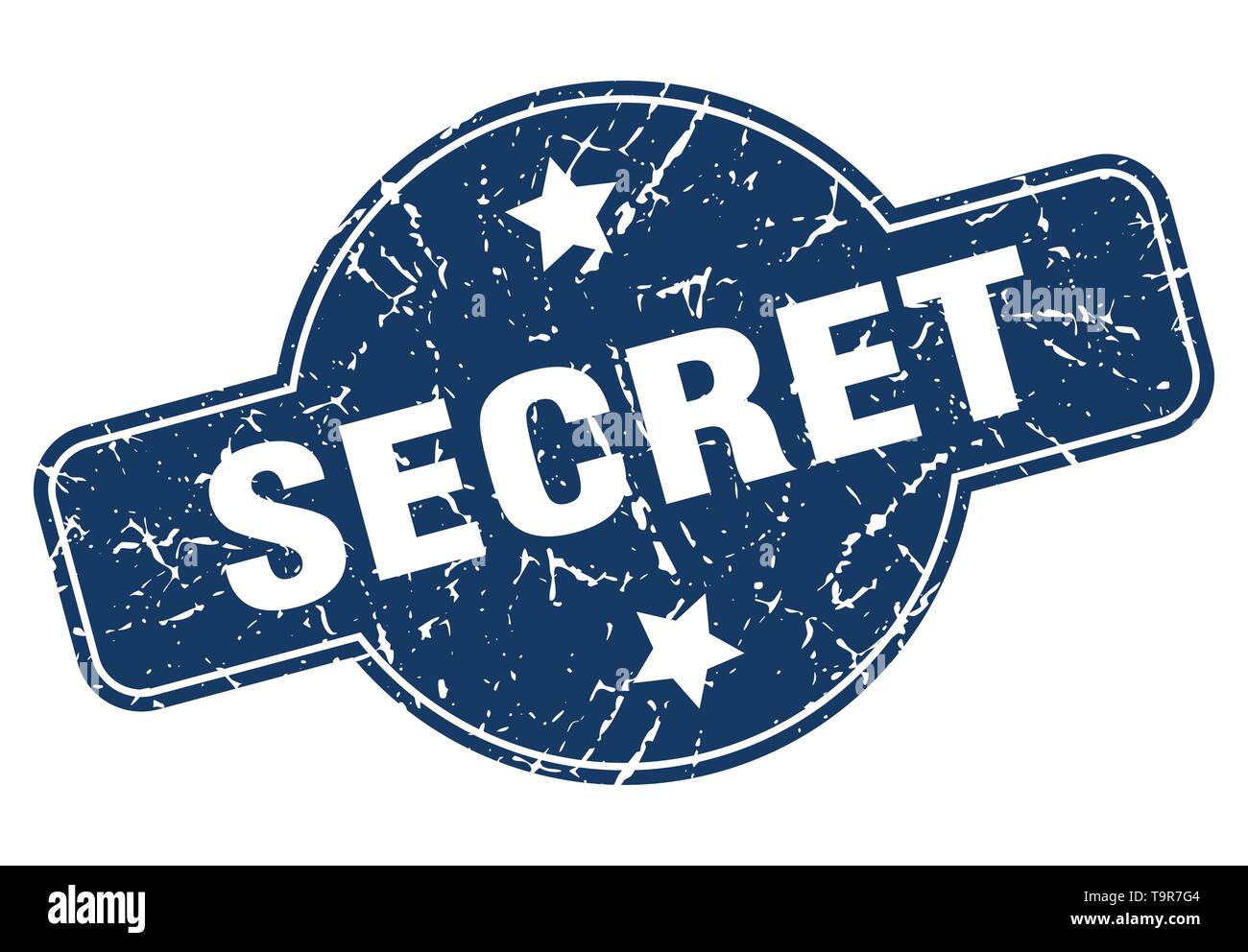 secret vintage round isolated stamp Stock Vector Image & Art - Alamy