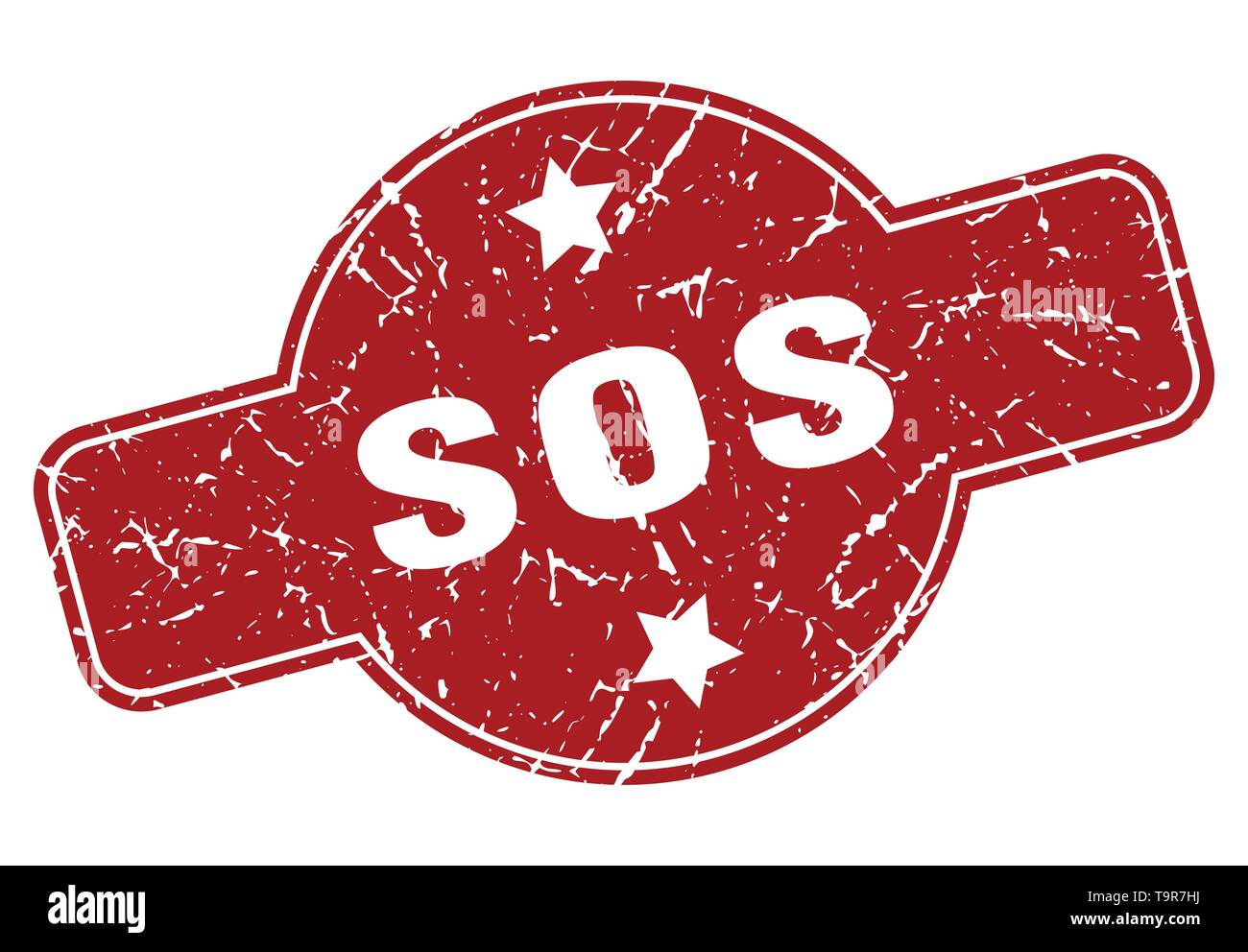 sos vintage stamp. sos sign Stock Vector Image & Art - Alamy