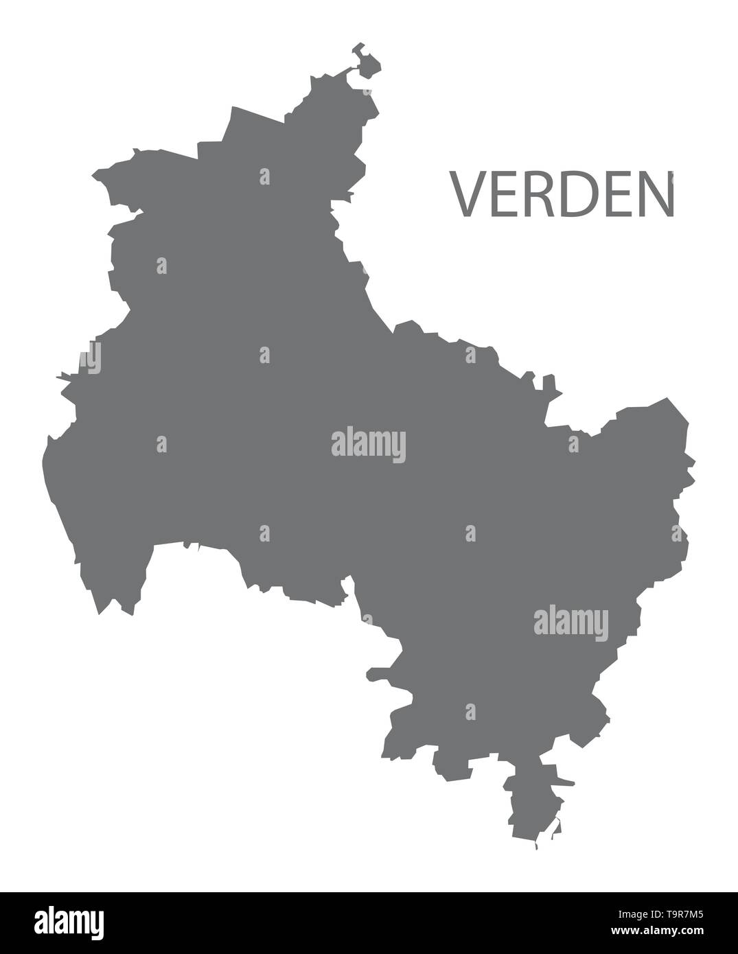 District verden Stock Vector Images - Alamy