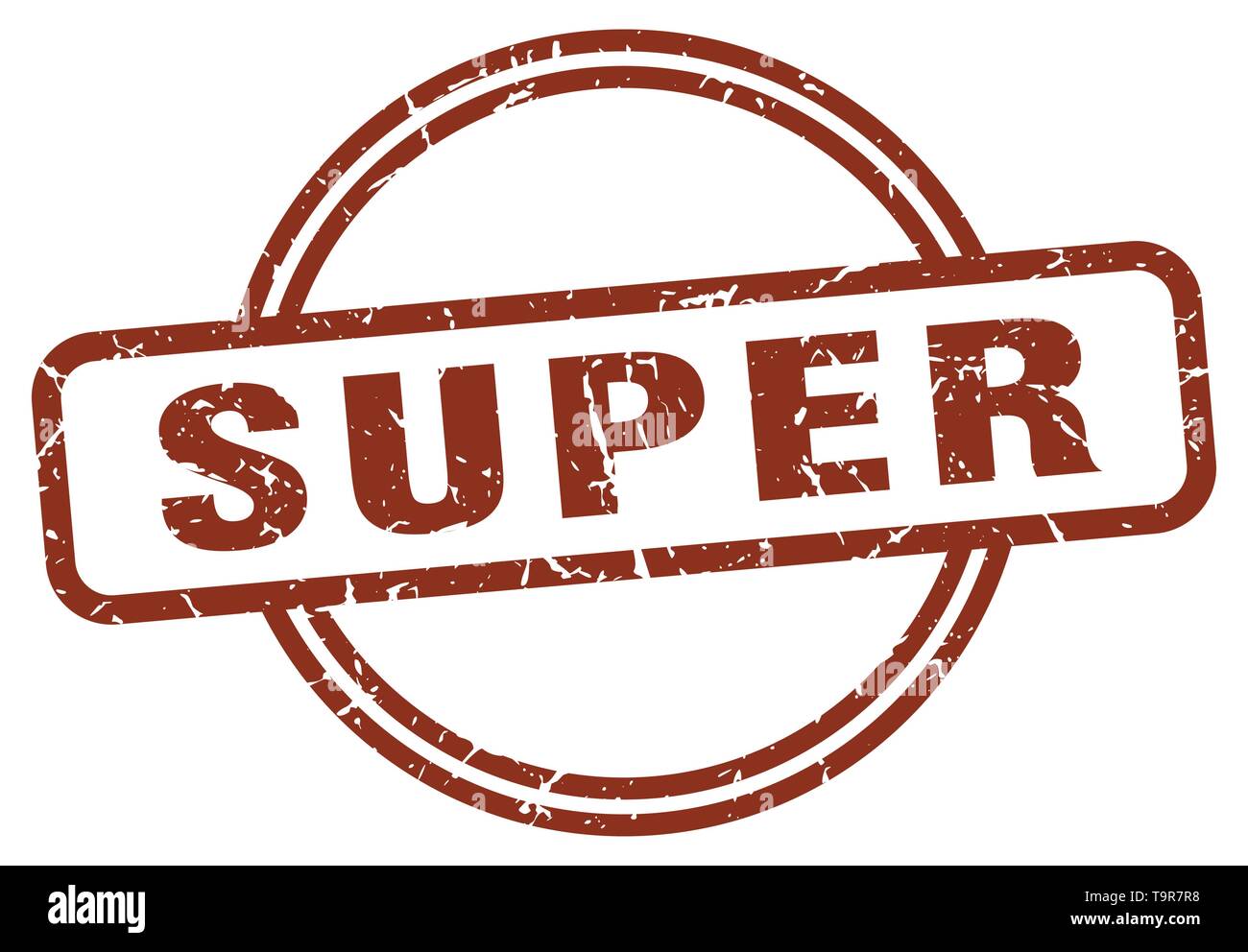 super stamp isolated on white Stock Vector Image & Art - Alamy