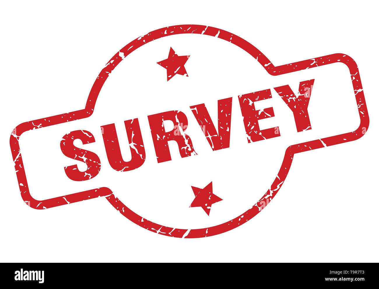 survey stamp isolated on white Stock Vector Image & Art - Alamy