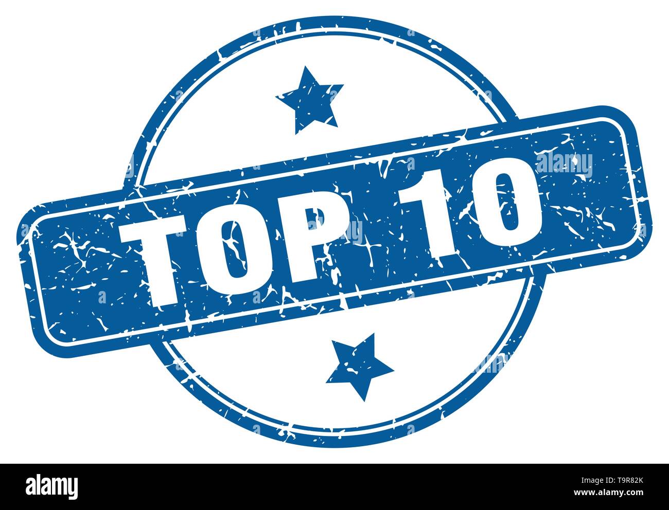 top 10 round grunge isolated stamp Stock Vector Image & Art - Alamy