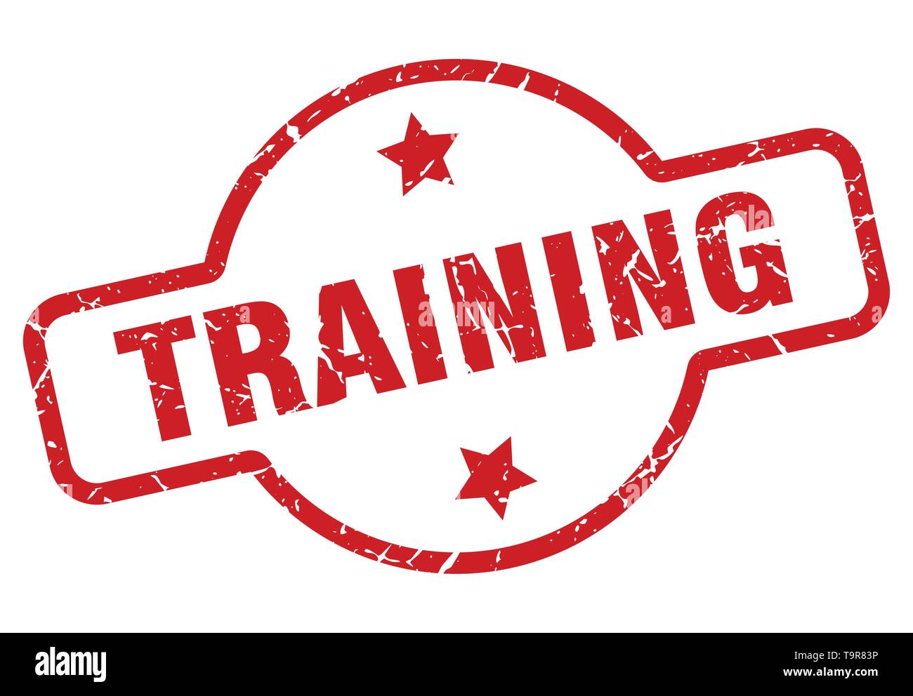 training stamp isolated on white Stock Vector Image & Art - Alamy