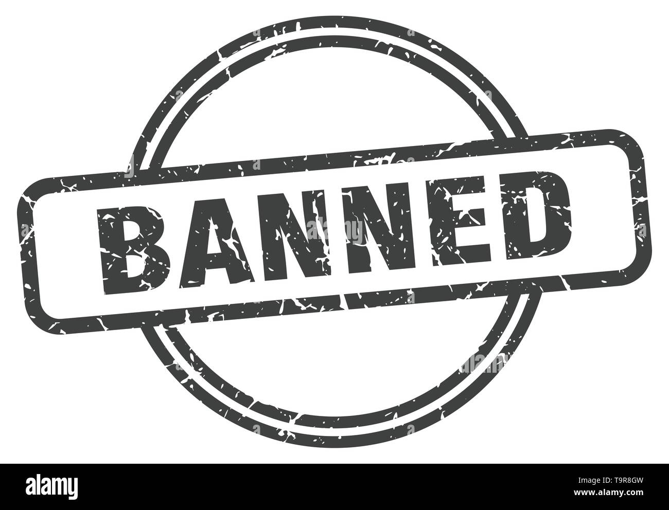 banned vintage stamp. banned sign Stock Vector Image & Art - Alamy
