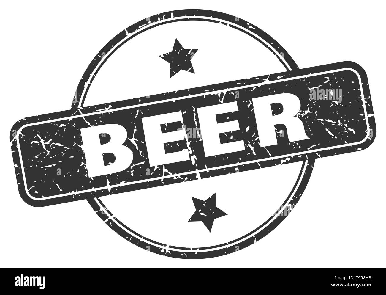 beer round vintage grunge stamp Stock Vector Image & Art - Alamy