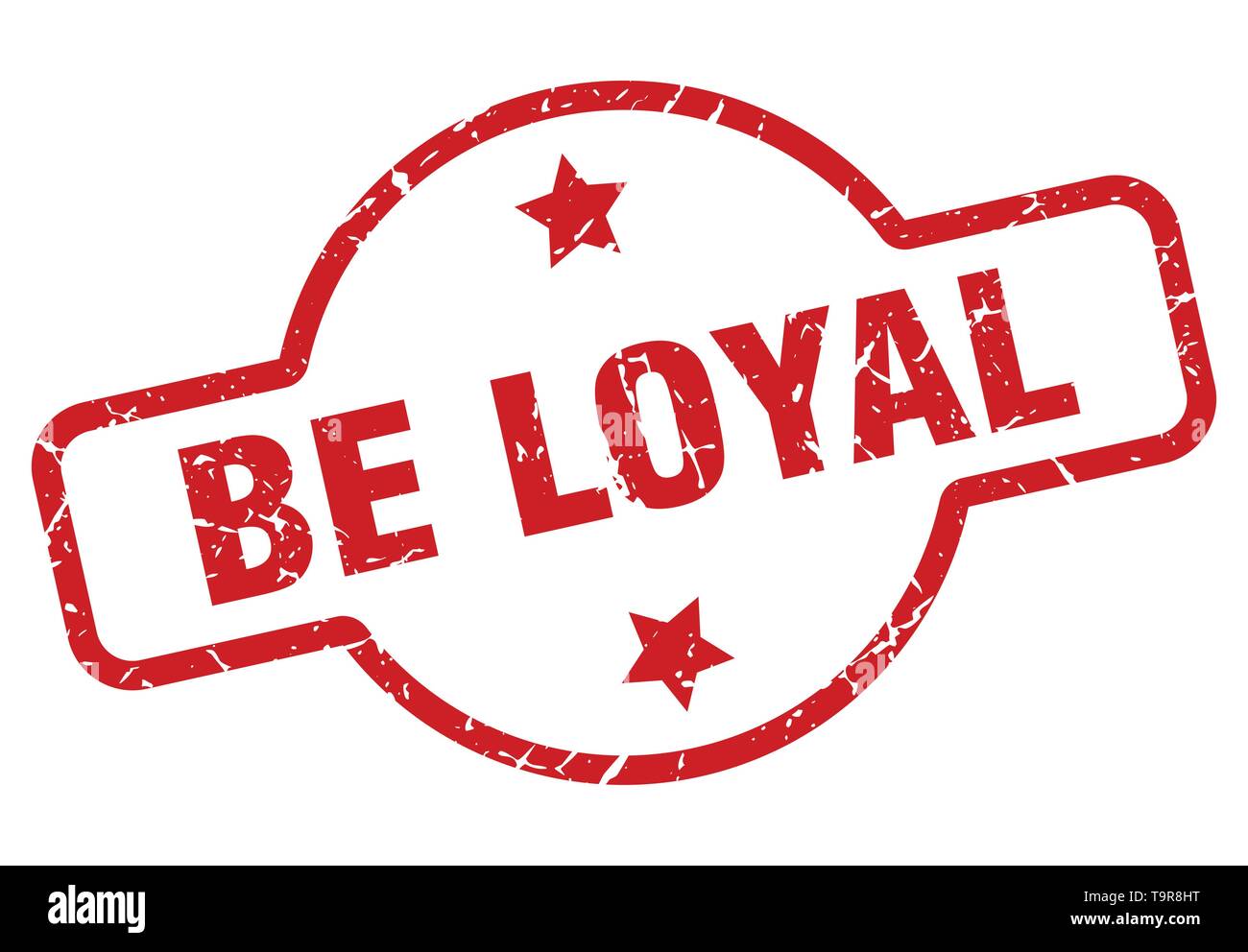 be loyal stamp isolated on white Stock Vector Image & Art - Alamy