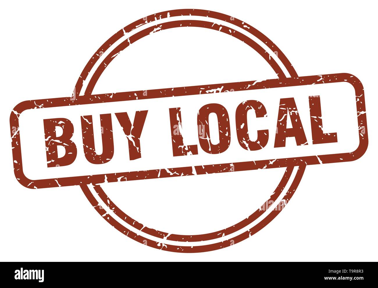 buy local stamp isolated on white Stock Vector Image & Art - Alamy