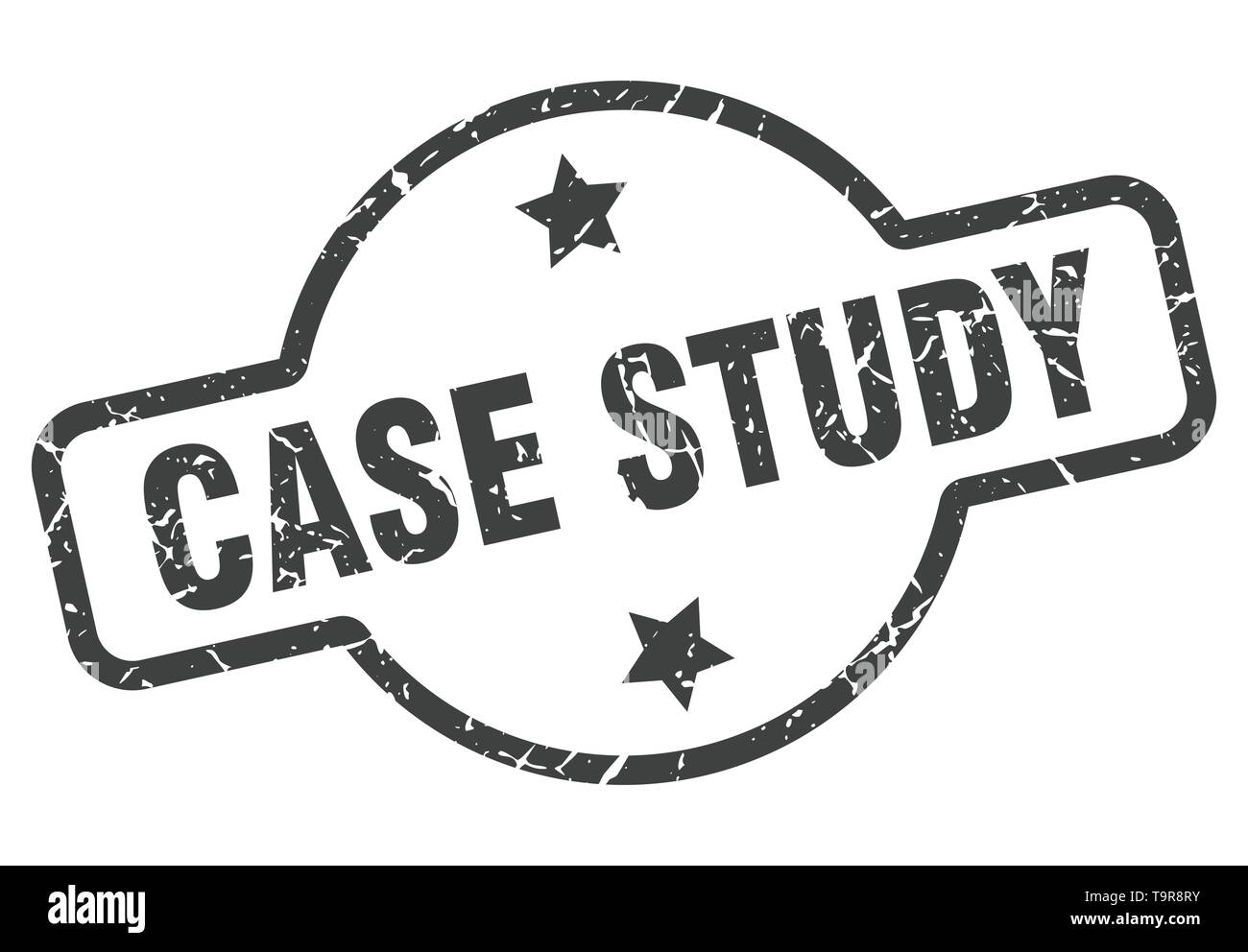 case study vintage round isolated stamp Stock Vector Image & Art - Alamy