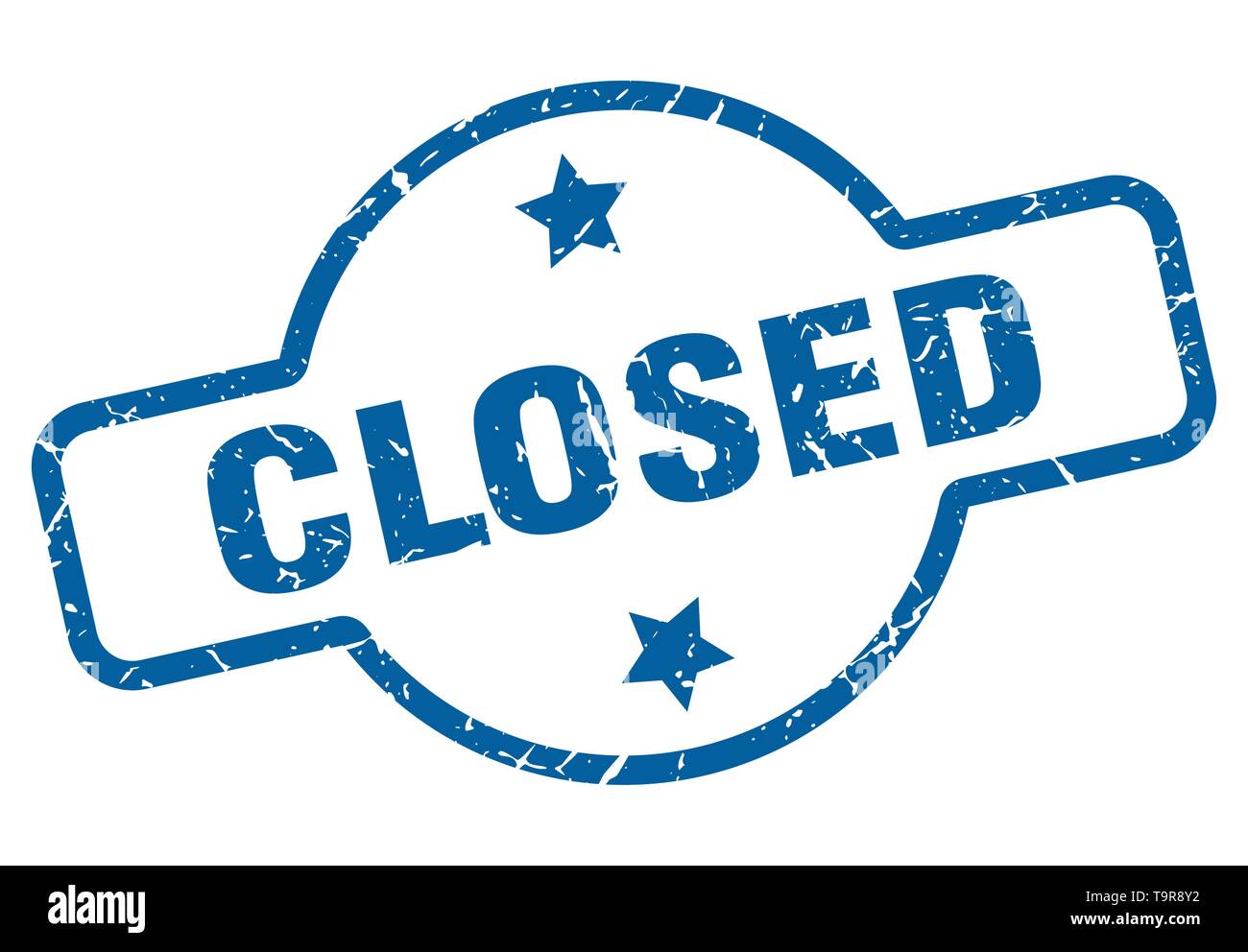 closed vintage stamp. closed sign Stock Vector Image & Art - Alamy