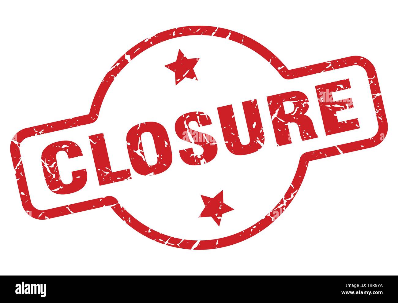 Closure stamp label round Stock Vector Images - Alamy