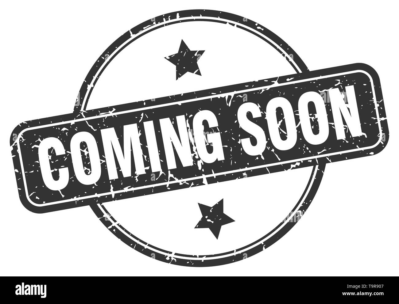 coming soon round vintage grunge stamp Stock Vector Image & Art - Alamy