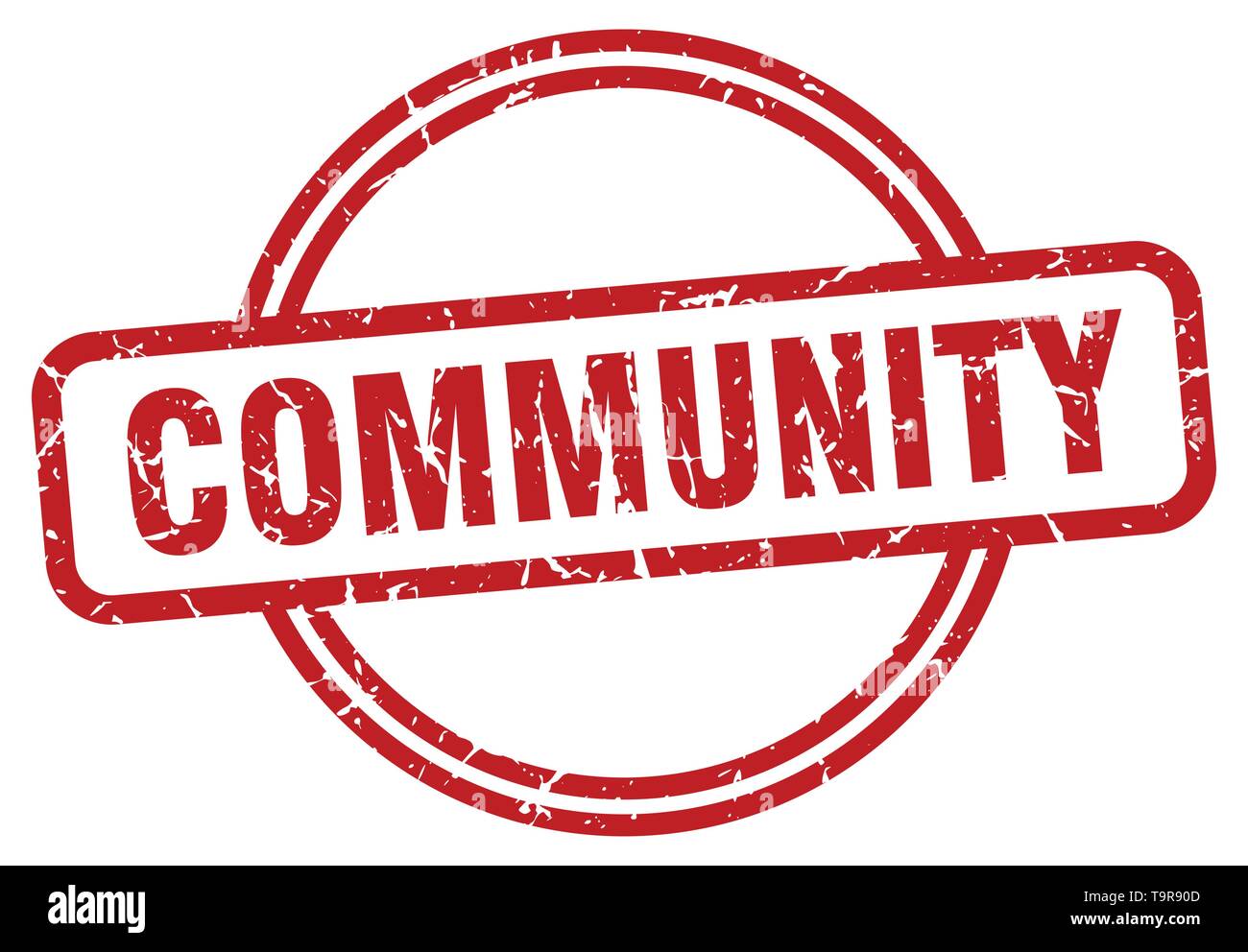 community round vintage grunge stamp Stock Vector Image & Art - Alamy