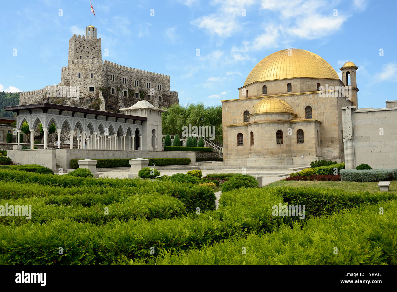 View of Rabati castles, fortress in Akhaltsikhe, Georgia Stock Photo ...