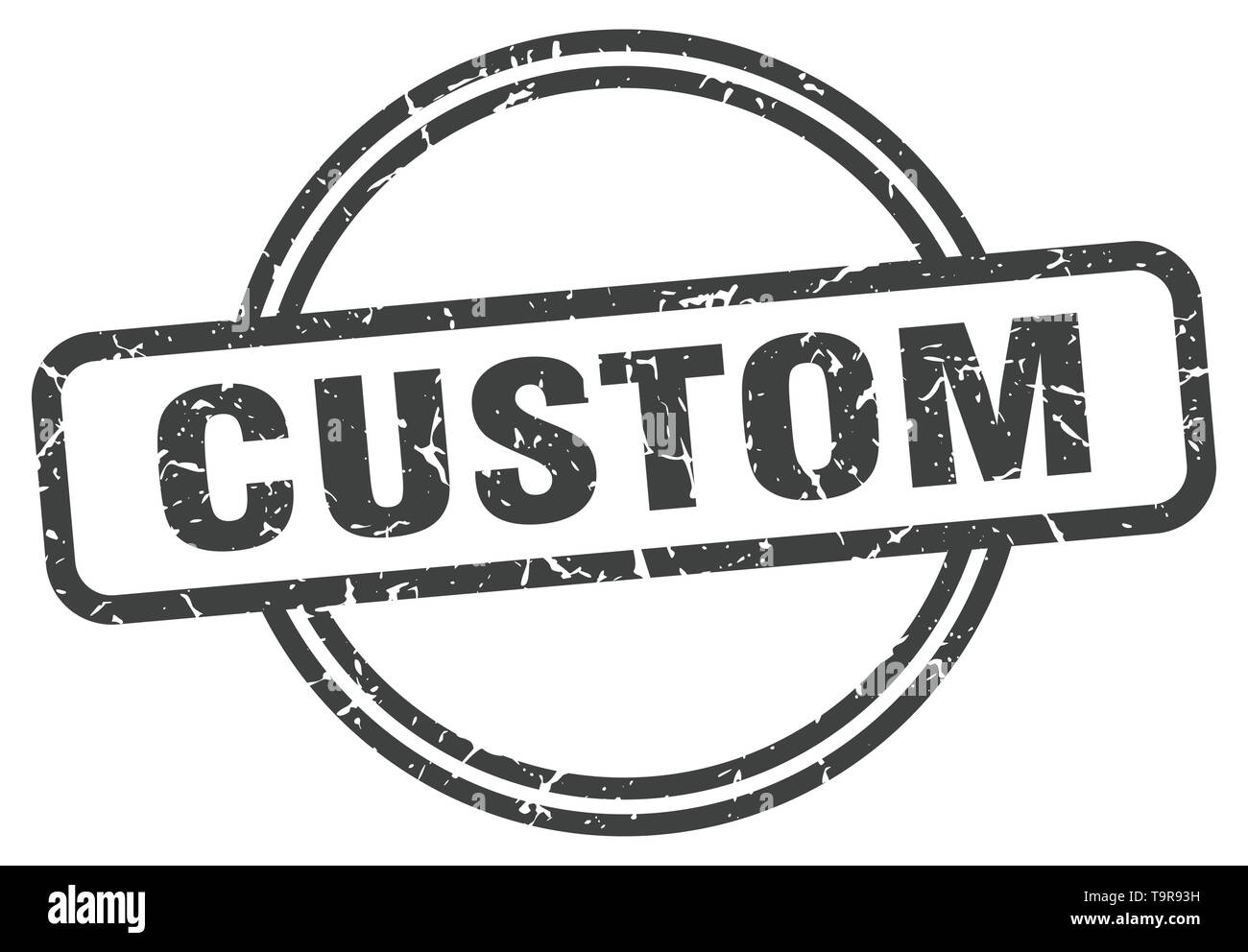 custom vintage stamp. custom sign Stock Vector Image & Art - Alamy