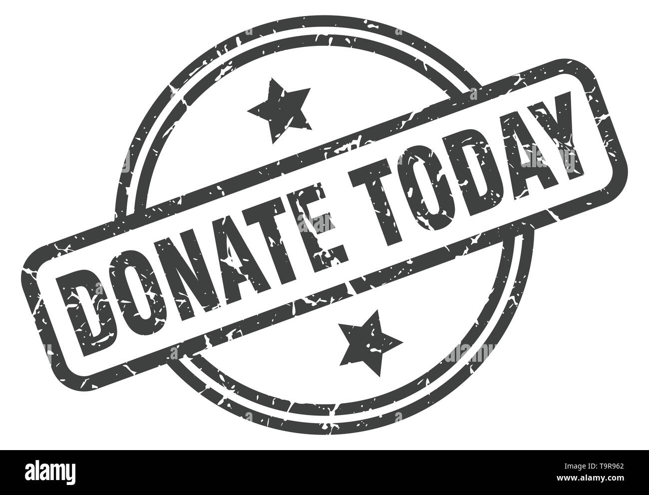 donate today stamp isolated on white Stock Vector Image & Art - Alamy