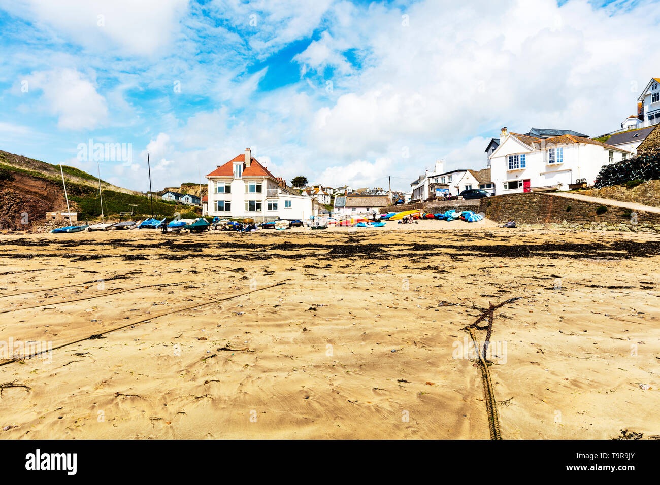 Hope Cove, Devon, UK, England, Hope Cove Devon, Inner Hope beach, Devon ...
