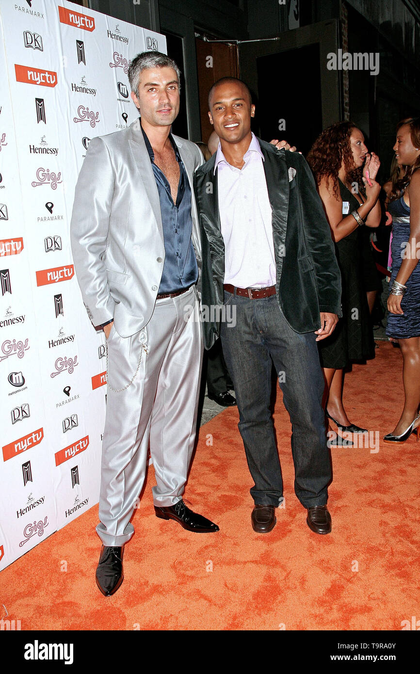 New York, USA. 25 July, 2007. Fabrizio Brienza, Trevor Scotland at the ...