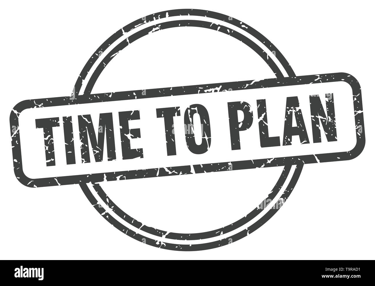 time to plan vintage stamp. time to plan sign Stock Vector Image & Art ...