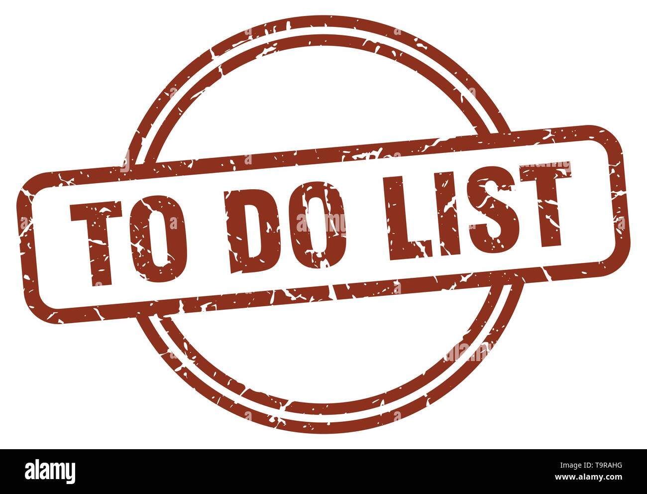 to do list stamp isolated on white Stock Vector Image & Art - Alamy