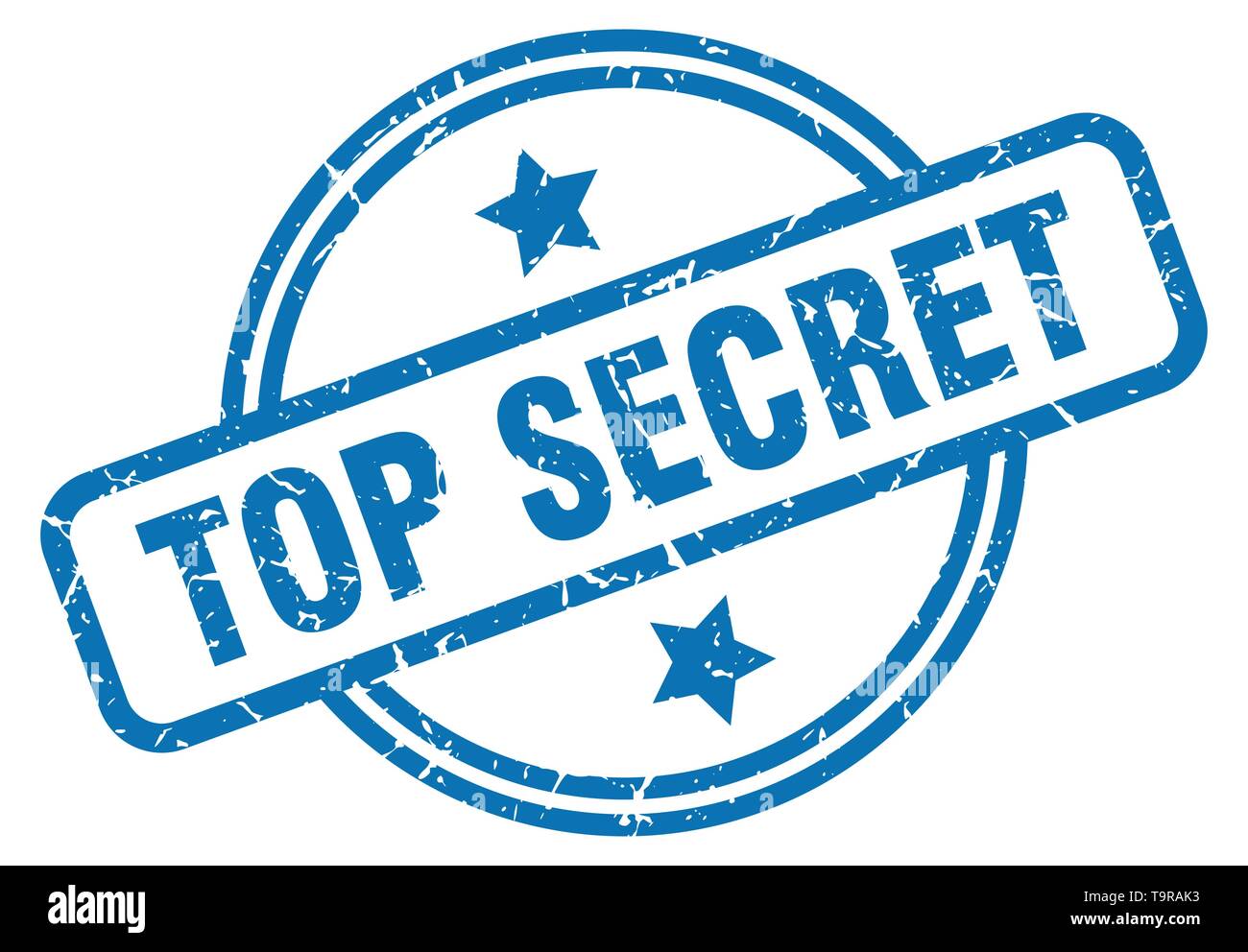 top secret round vintage grunge stamp Stock Vector Image & Art - Alamy