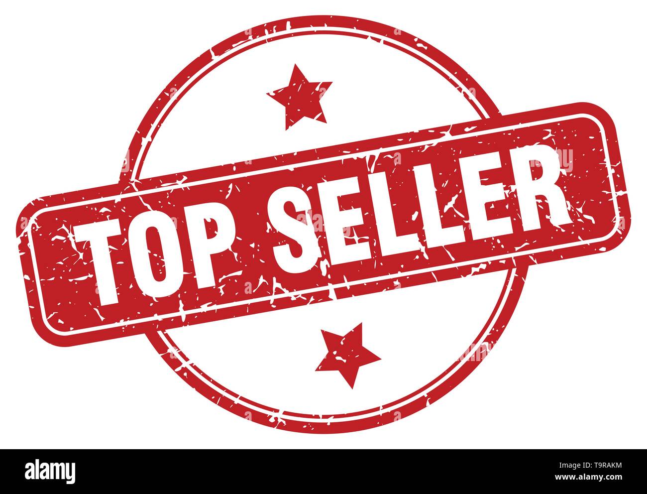 top seller vintage round isolated stamp Stock Vector Image & Art - Alamy