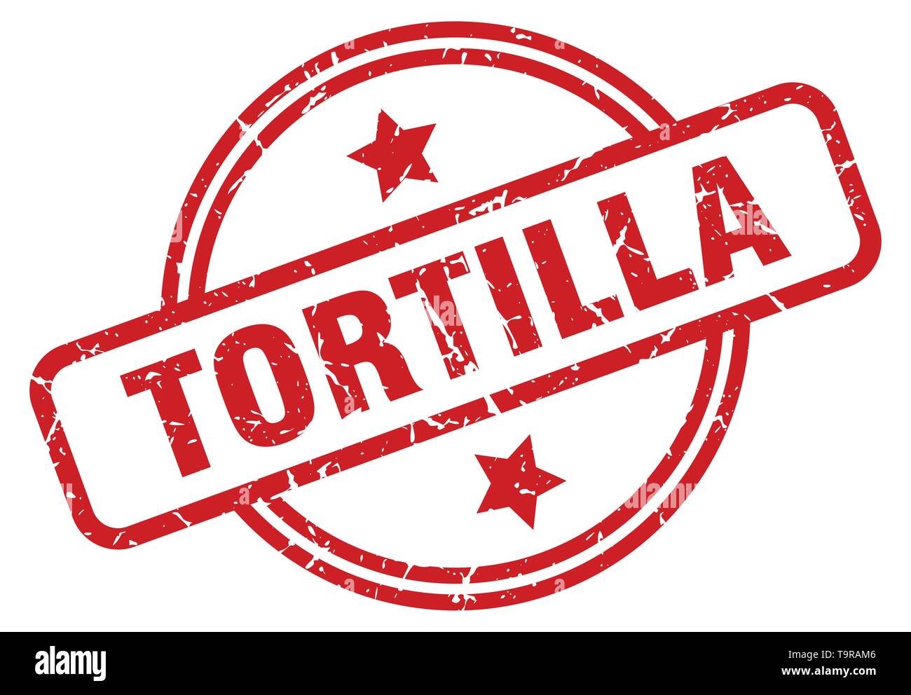 tortilla round grunge isolated stamp Stock Vector Image & Art - Alamy