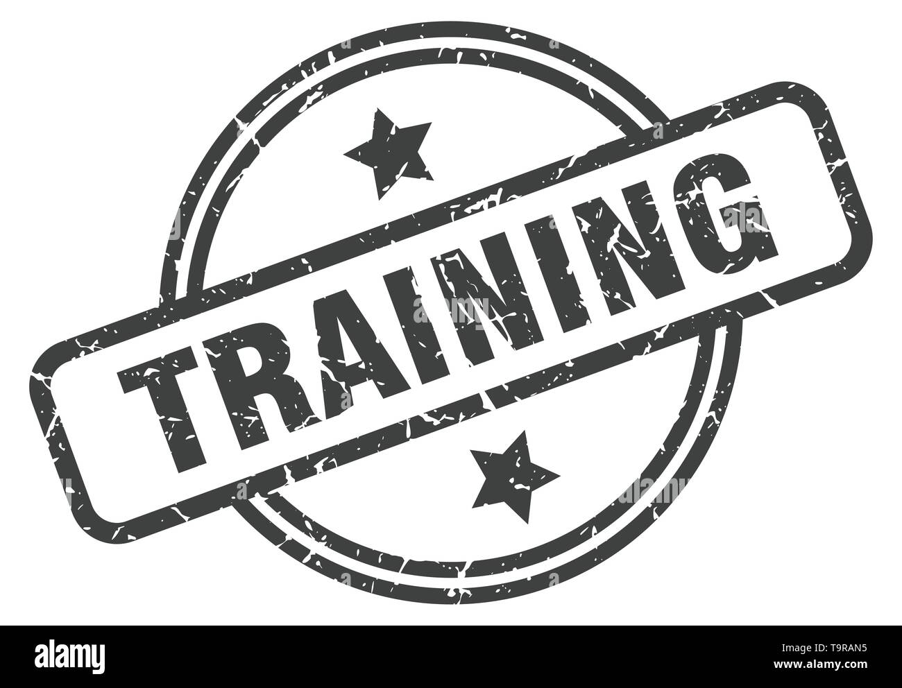 training stamp isolated on white Stock Vector Image & Art - Alamy